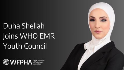 Empowering Youth Voices in Public Health: Duha Shellah Joins WHO EMR Youth Council | WFPHA